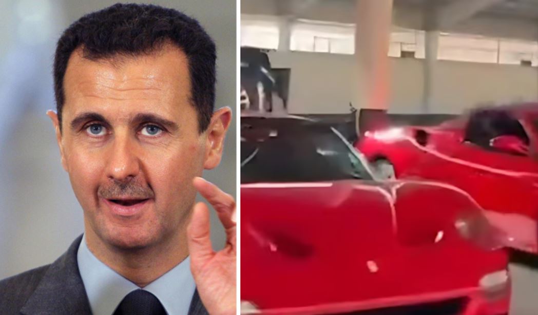 La impresionante colección de autos de lujo de Bashar al Assad que se ...